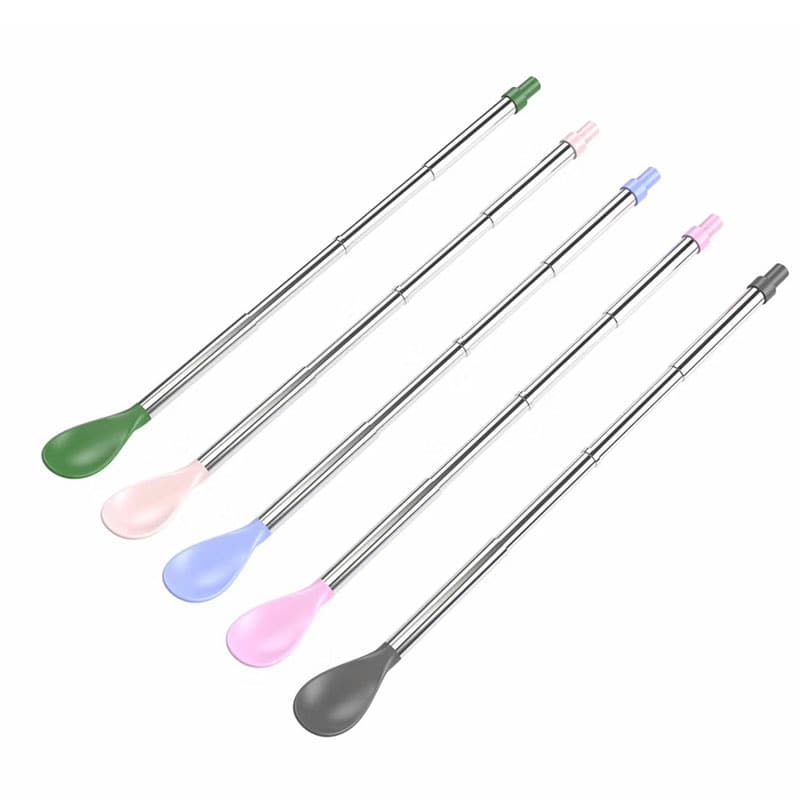 Multifunctional Retractable Straw Spoon – brandpromosus.com